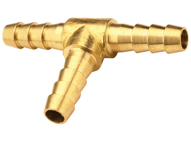 www.hoseshop.com: Brass Hose Barb Tee