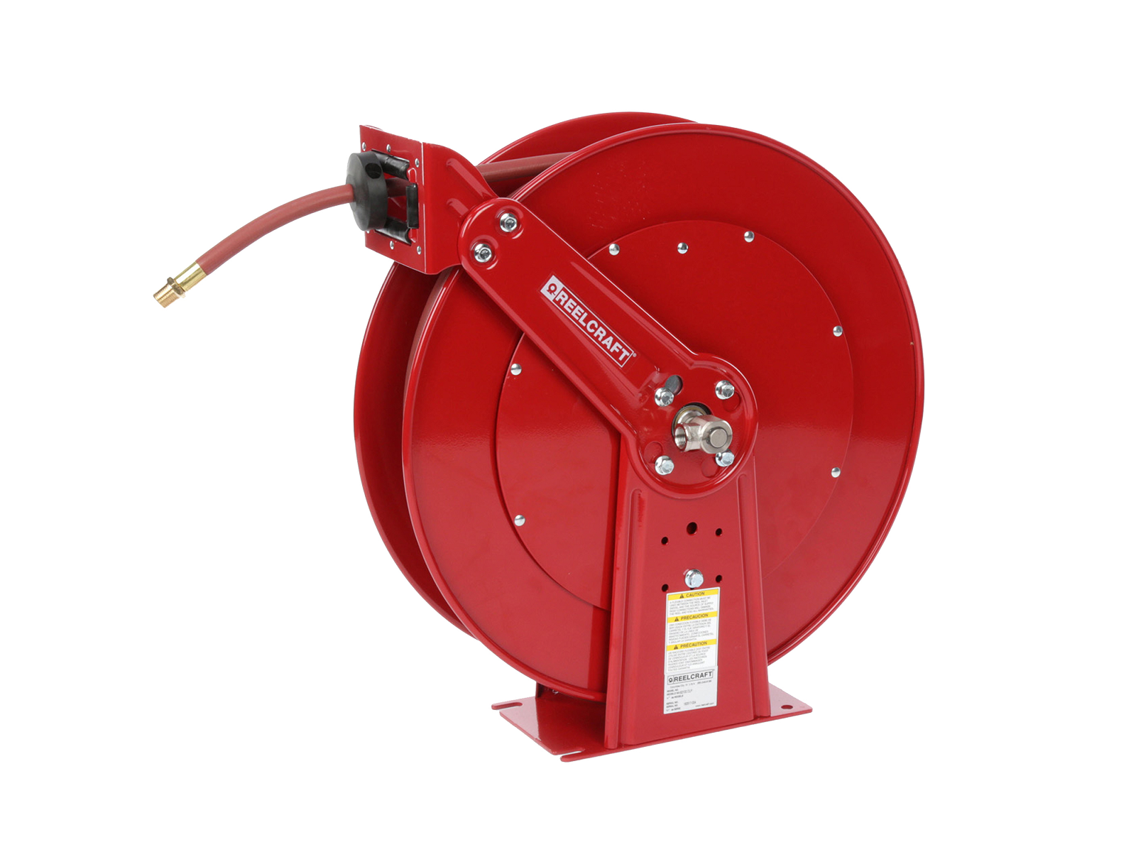 www.hoseshop.com: 82100OLP - 1/2X100' Air/Water Spring Reel with Hose