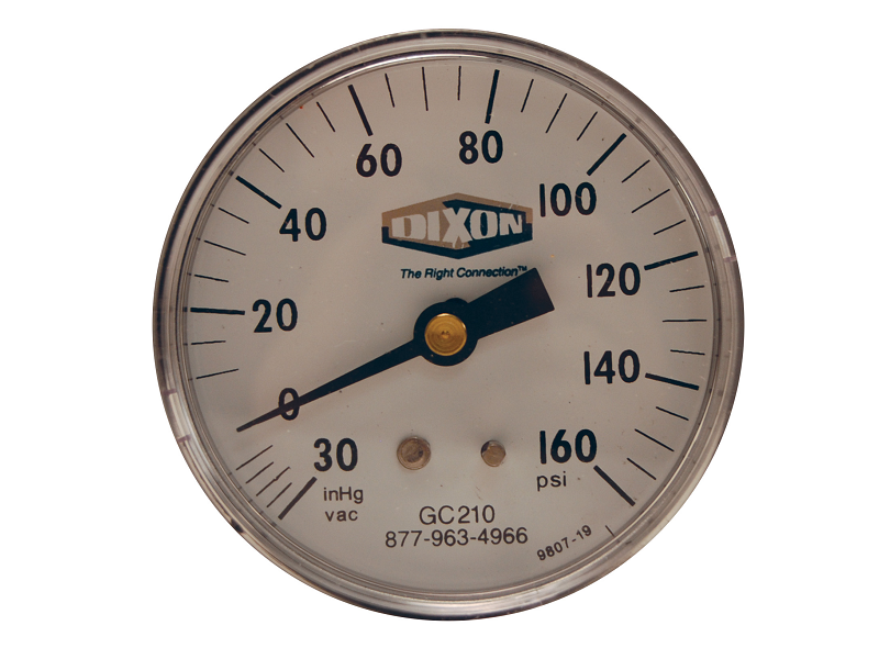 www.hoseshop.com: 2-1/2" Face Dry Compound Gauge - Center Back