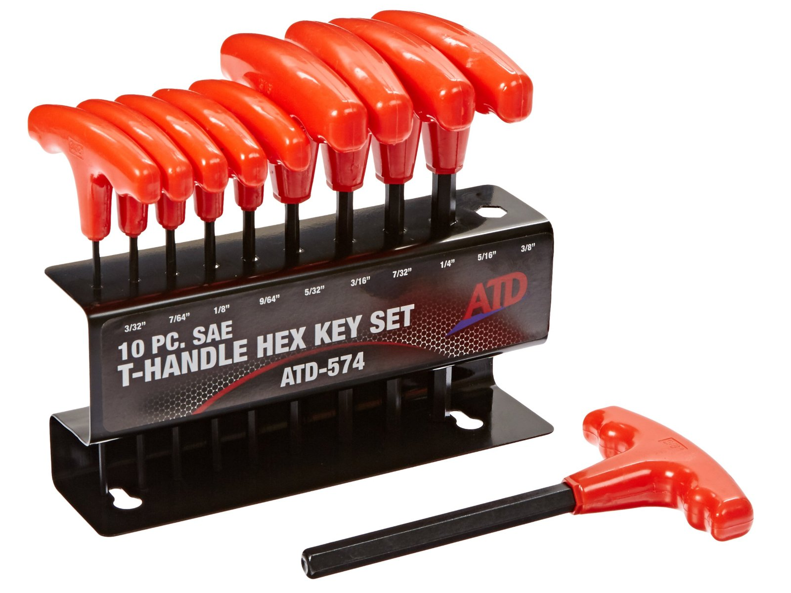 www.hoseshop.com: SAE T-Handle Hex Key Set (10 pc)