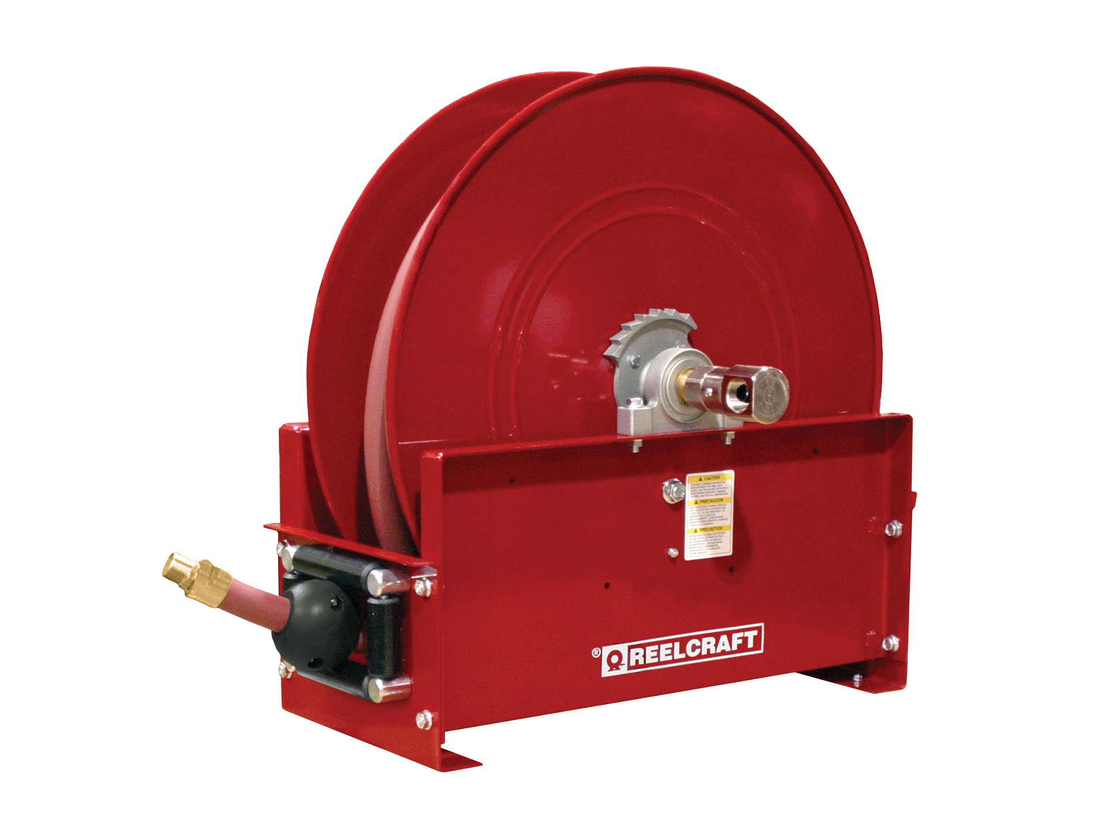 www.hoseshop.com: D9275OLP - 1/2"X75' Air/Water Spring Reel with Hose