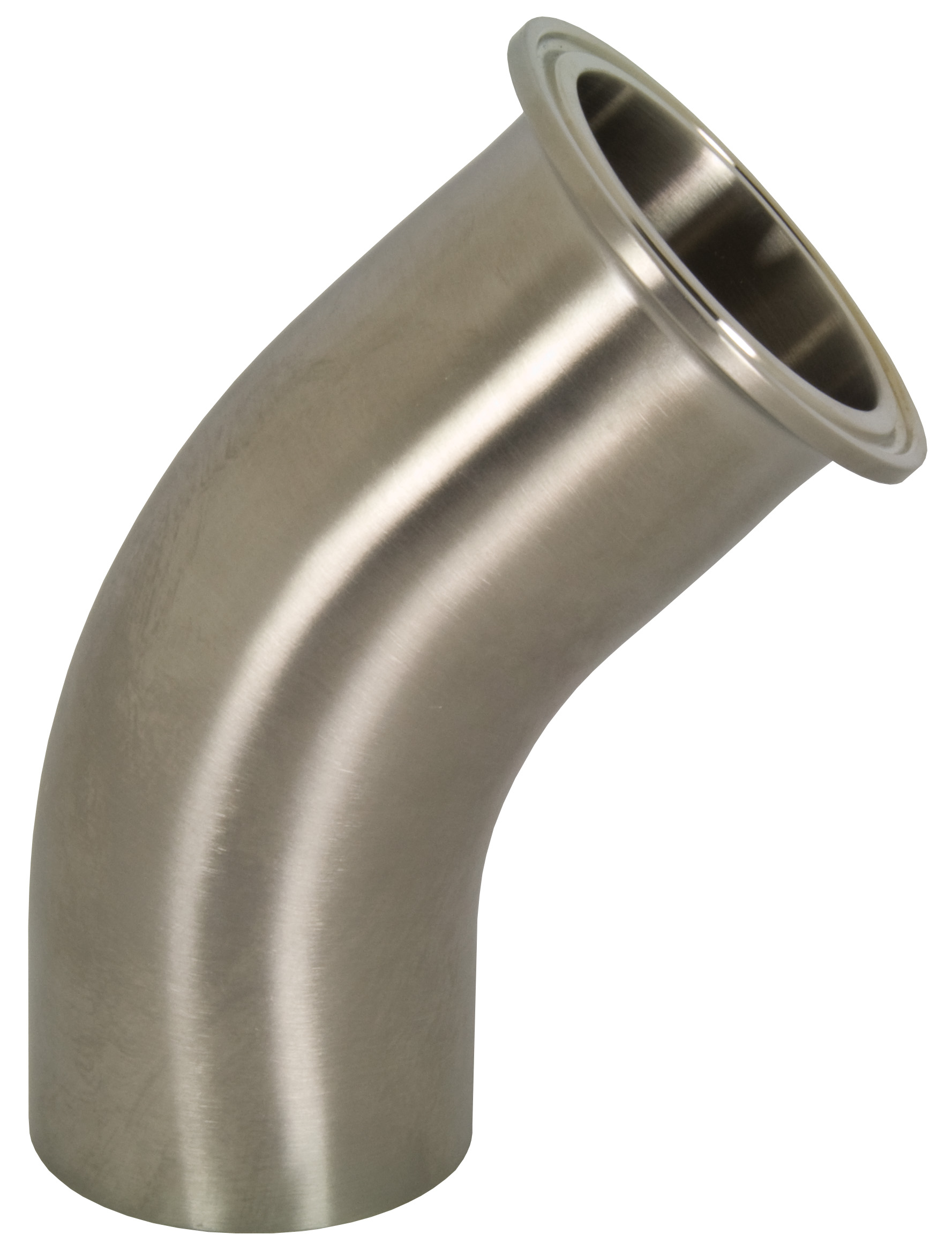 www.hoseshop.com: Polished 45 Deg Clamp x Weld Elbows - B2KM - 304S